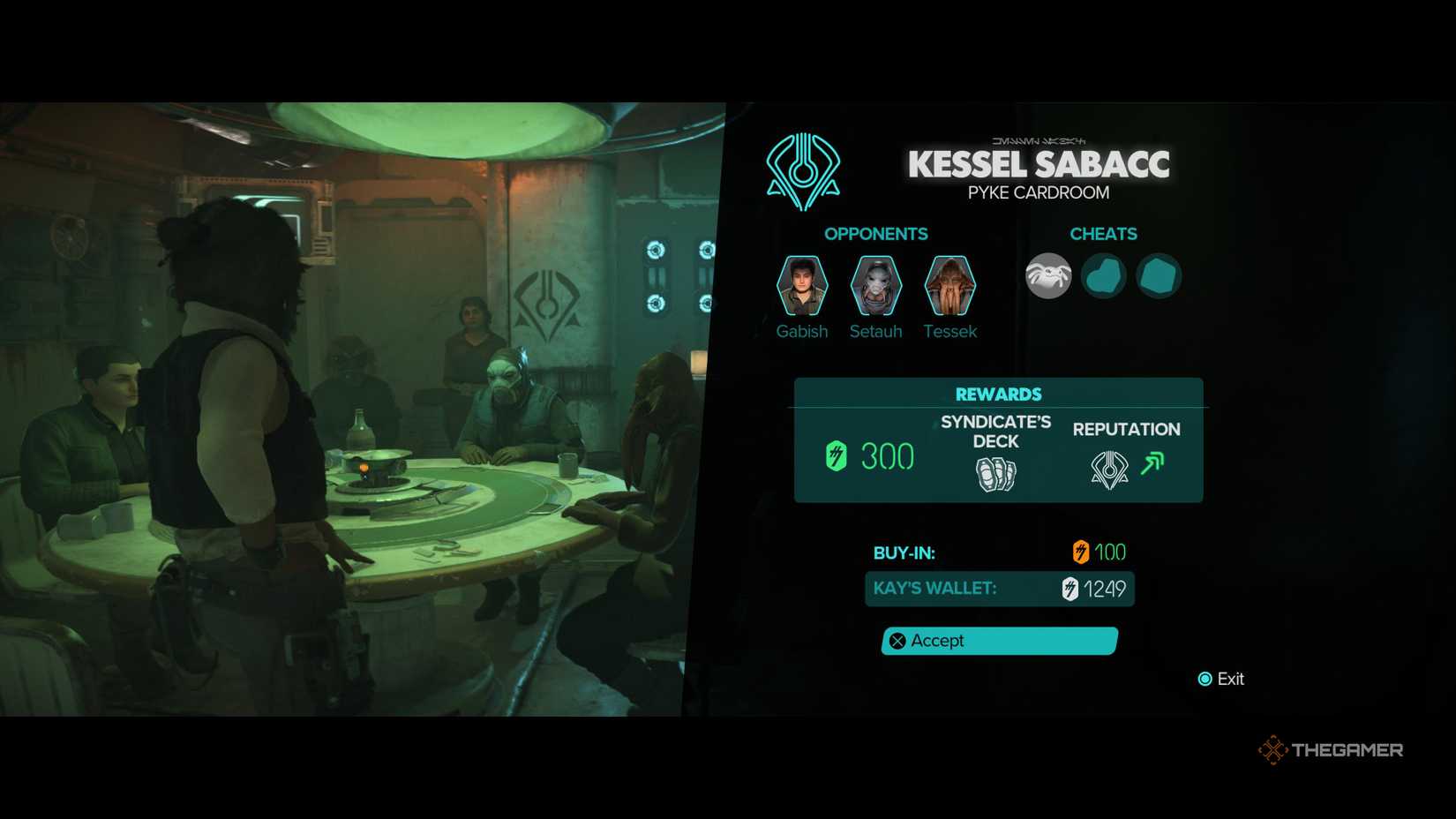 How To Play Sabacc In Star Wars Outlaws