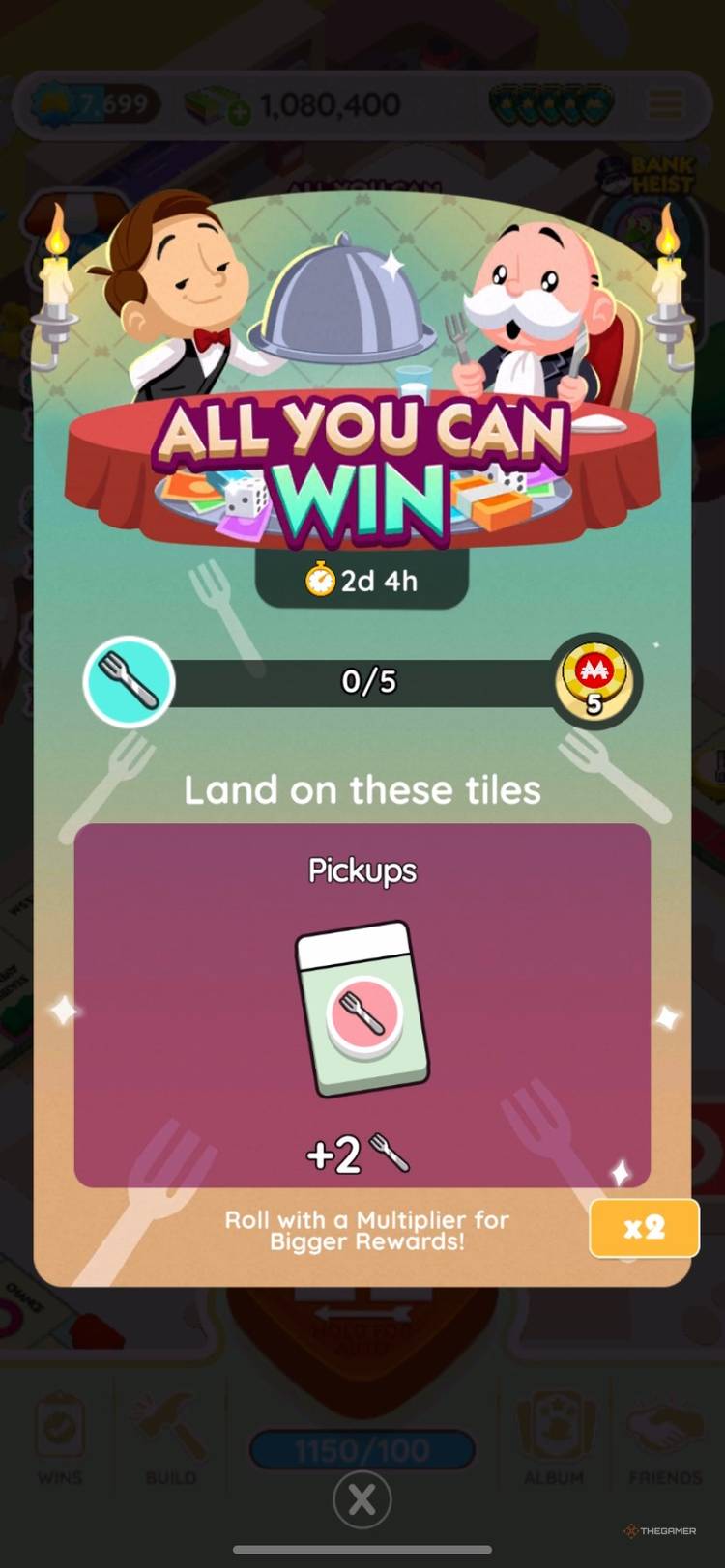 How To Earn All Rewards In All You Can Win (August 25-27) In Monopoly Go