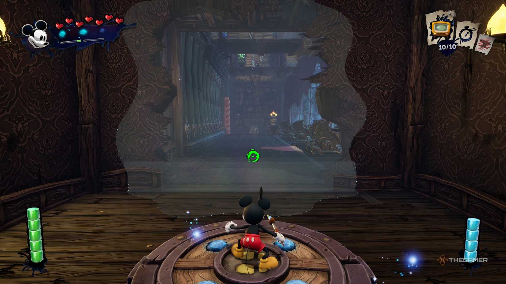 How To Settle The Library Bookcases In Epic Mickey: Rebrushed