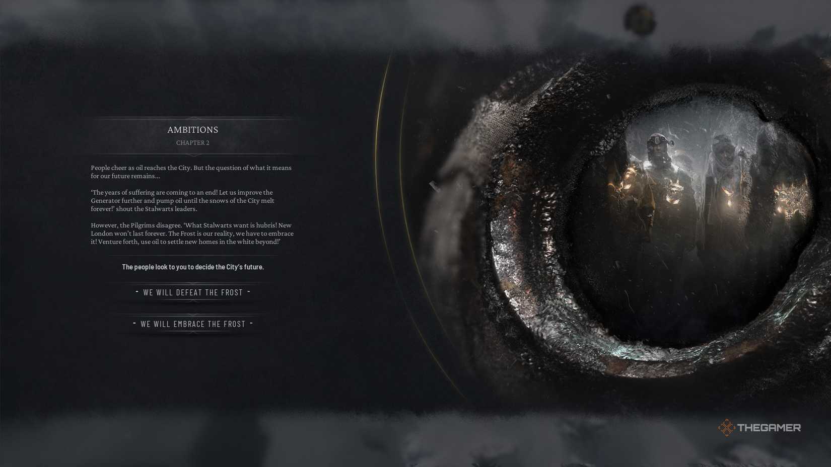 Should You Defeat Or Embrace The Frost In Frostpunk 2?