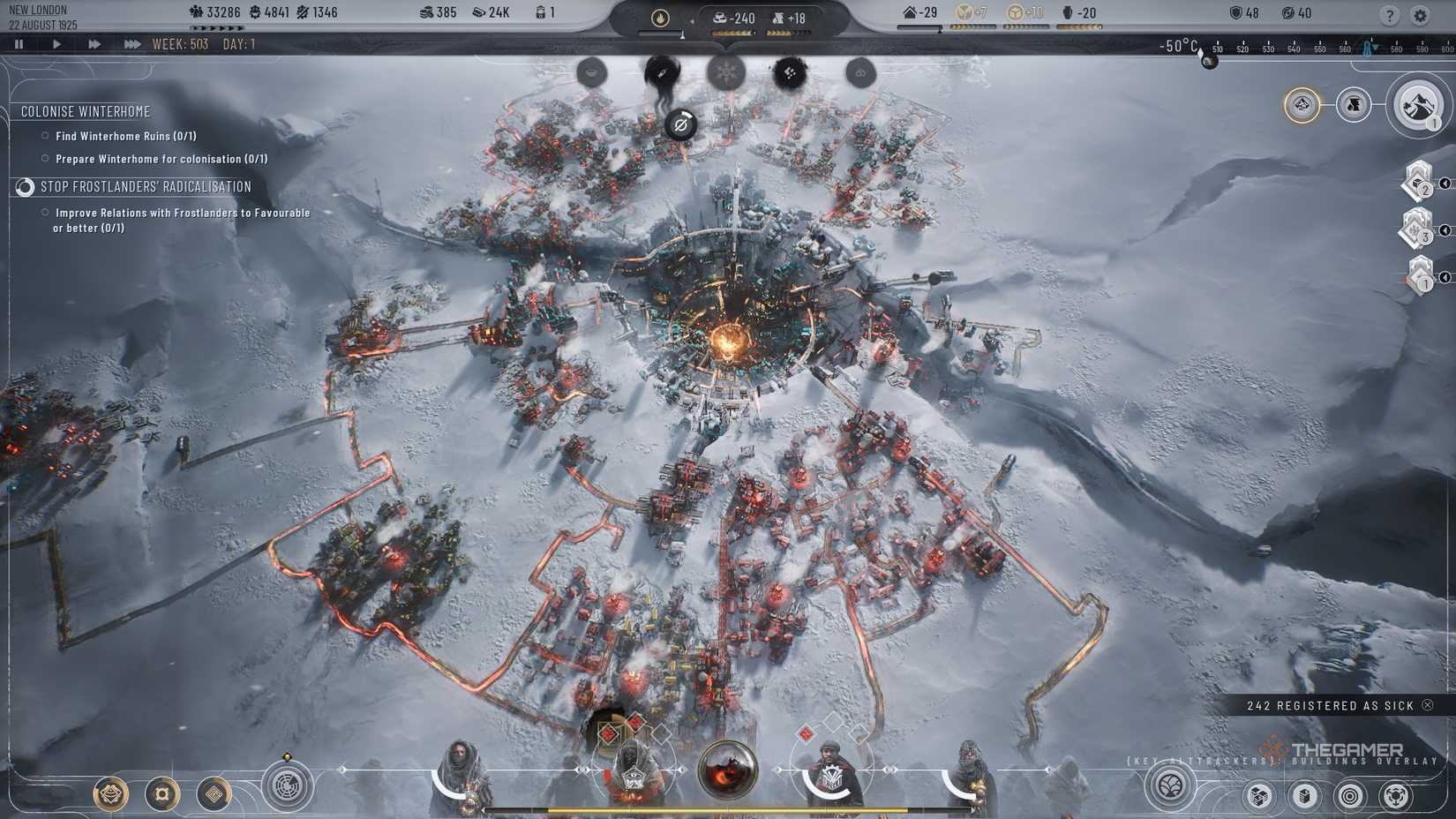 How To Prevent Hunger, Disease, Cold, And Squalor In Frostpunk 2