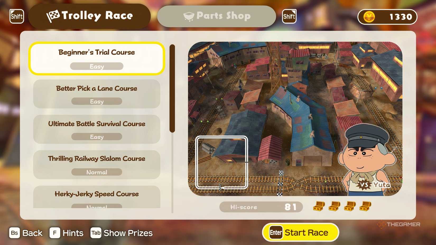 How To Unlock All Trolley Parts In Shin-Chan: Shiro And The Coal Town