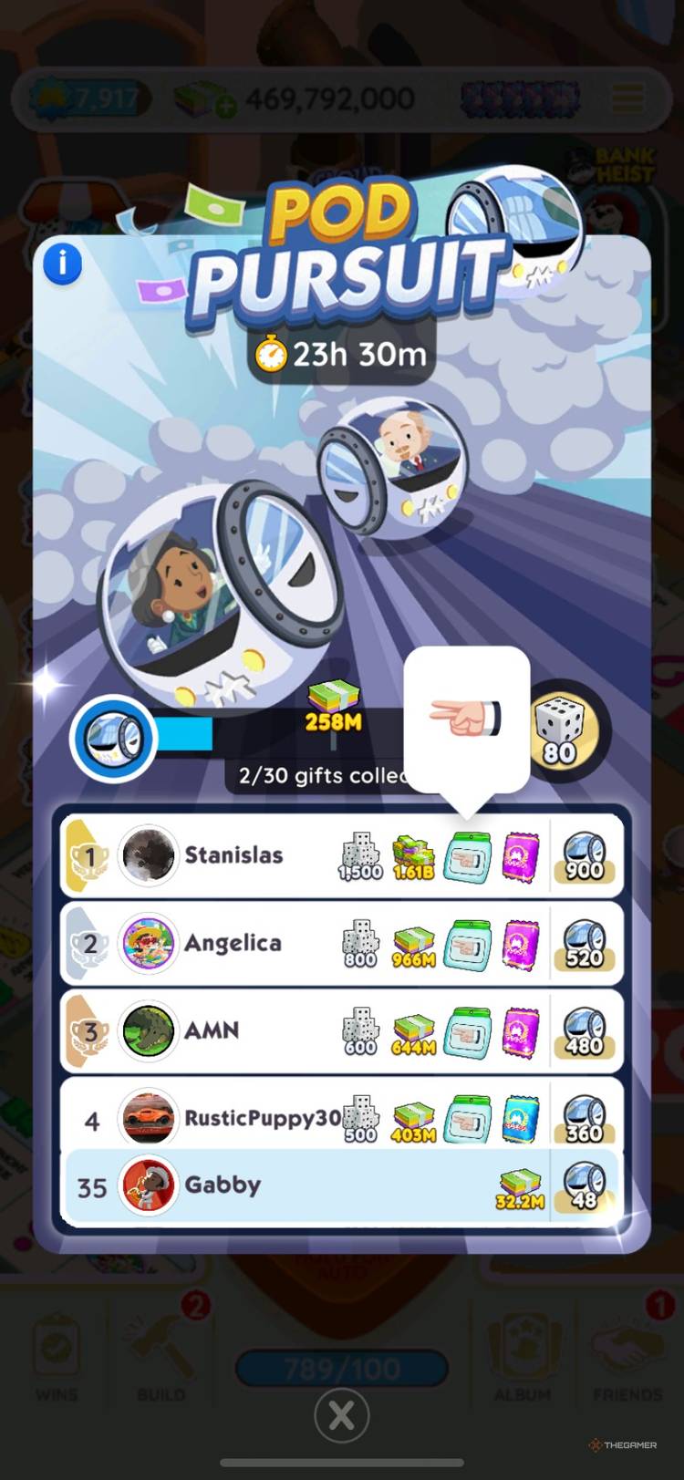 All Rewards In Pod Pursuit (September 11-12) In Monopoly Go