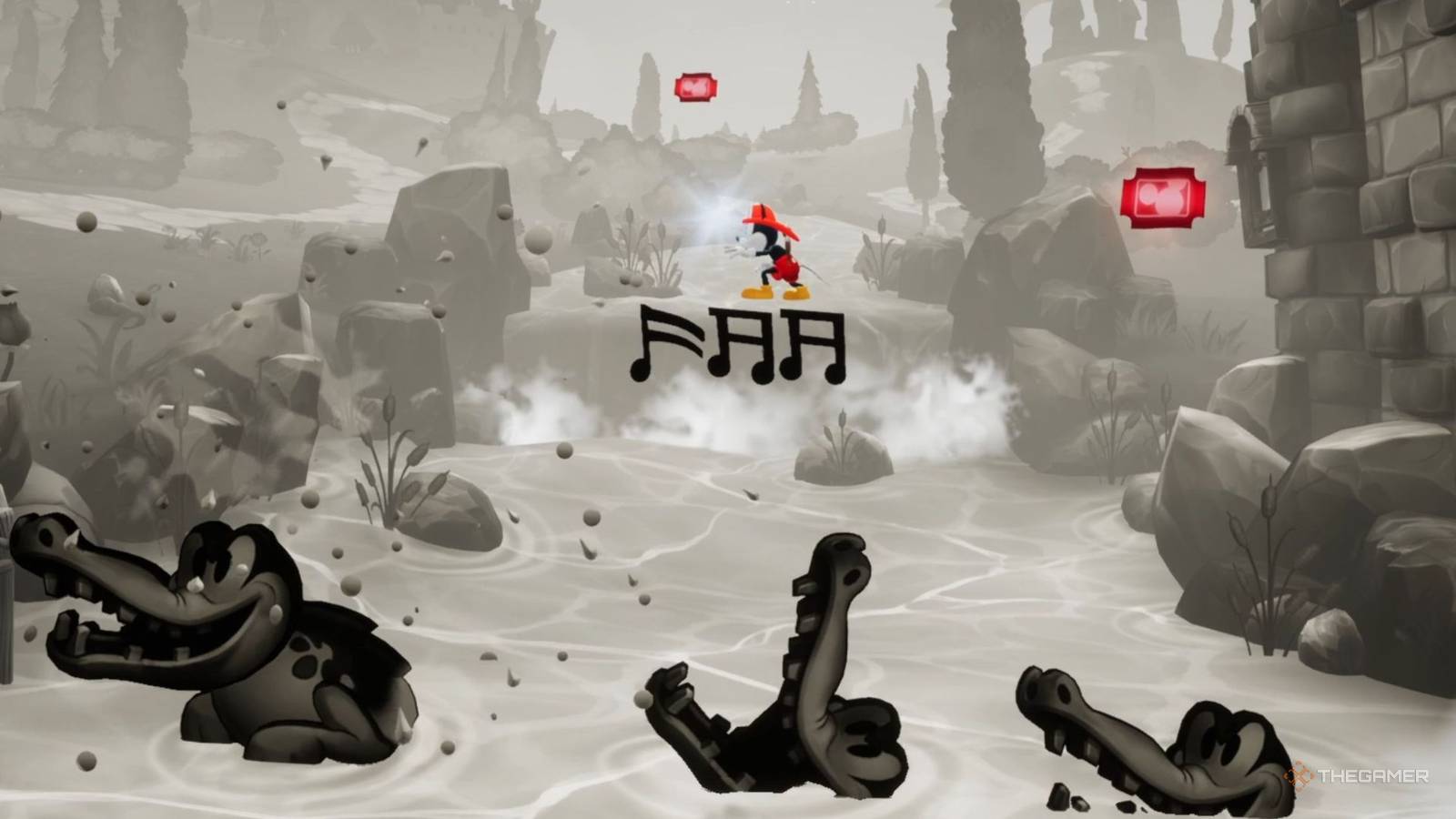 All Film Reel Locations In Oh What A Knight In Disney Epic Mickey ...