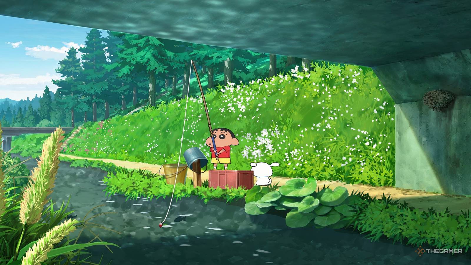 Every Fish And Where To Find It In Shin-Chan: Shiro And The Coal Town
