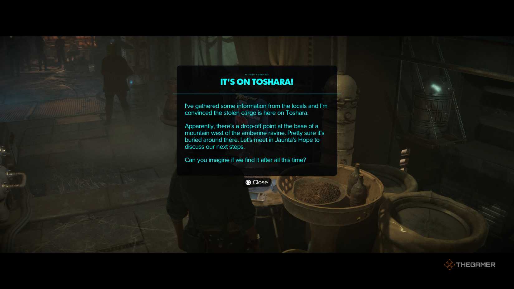 How To Complete The Tosharan Treasure Intel Quest In Star Wars Outlaws