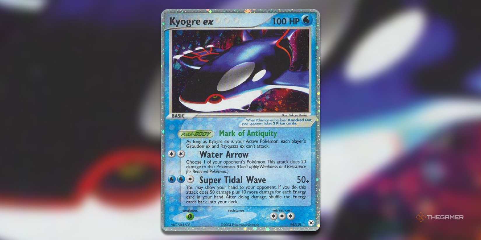 Pokemon Kyogre Ex Kyogre EX Psycho Drive #15 Pokemon Card