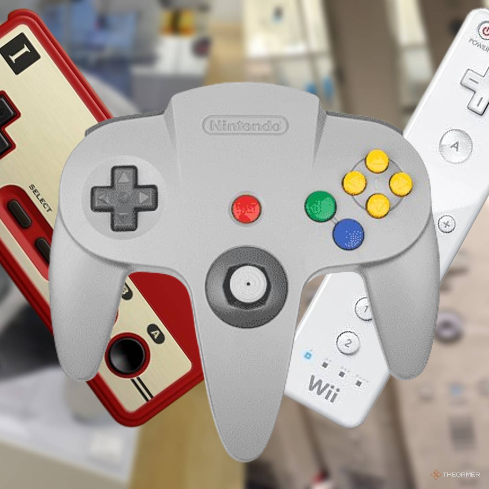 Nes Snes N64 Gc Wii Wiiuall Nintendo Controllers