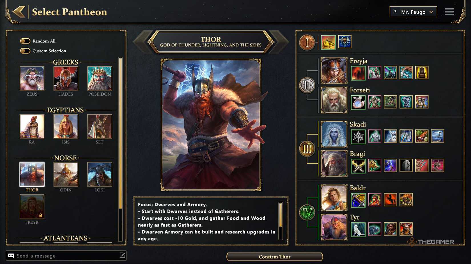 How To Play Thor In Age Of Mythology: Retold