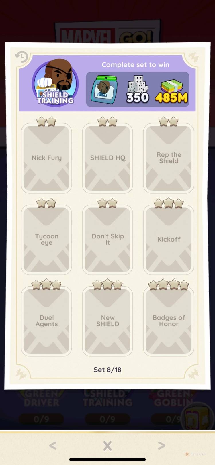 All Marvel Go Sticker Albums In Monopoly Go