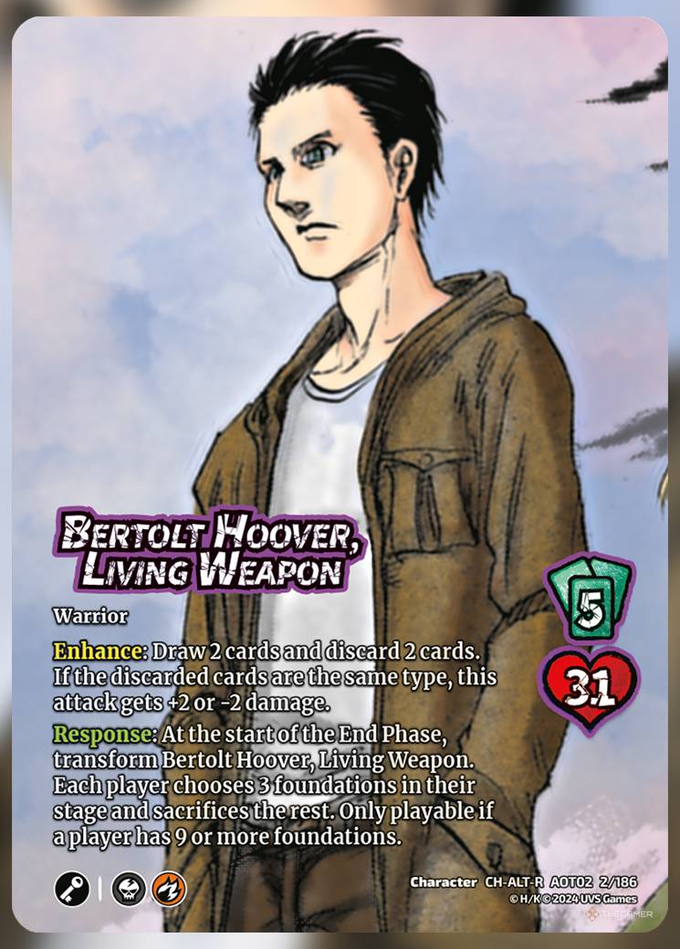 Attack On Titan: Origins Of Power Alt-Art Character Card Reveals - UniVersus