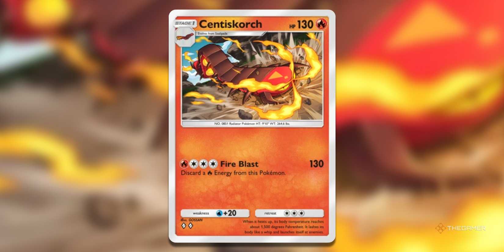 fire type card