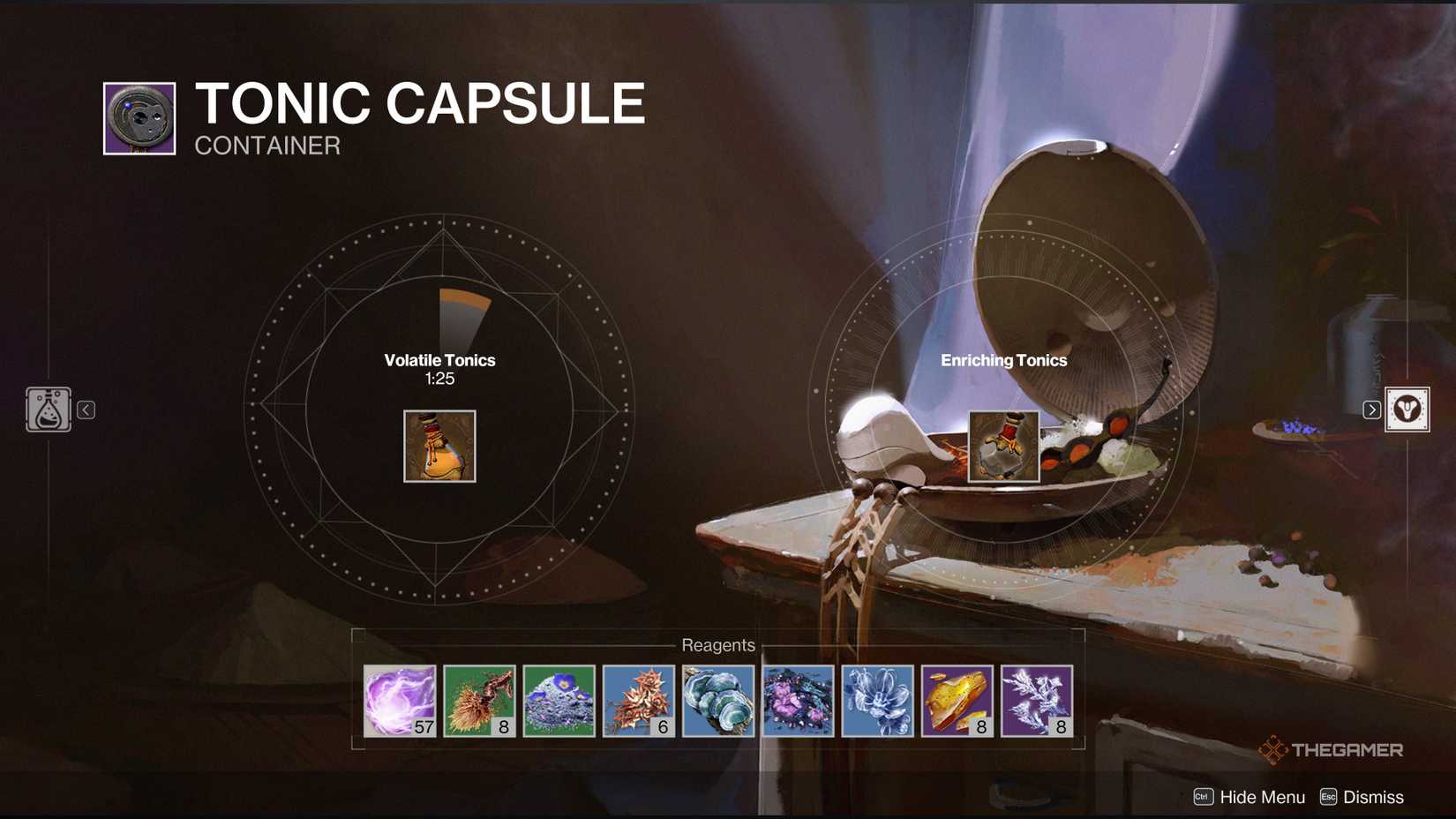 How To Craft And Use Tonics In Destiny 2: Revenant