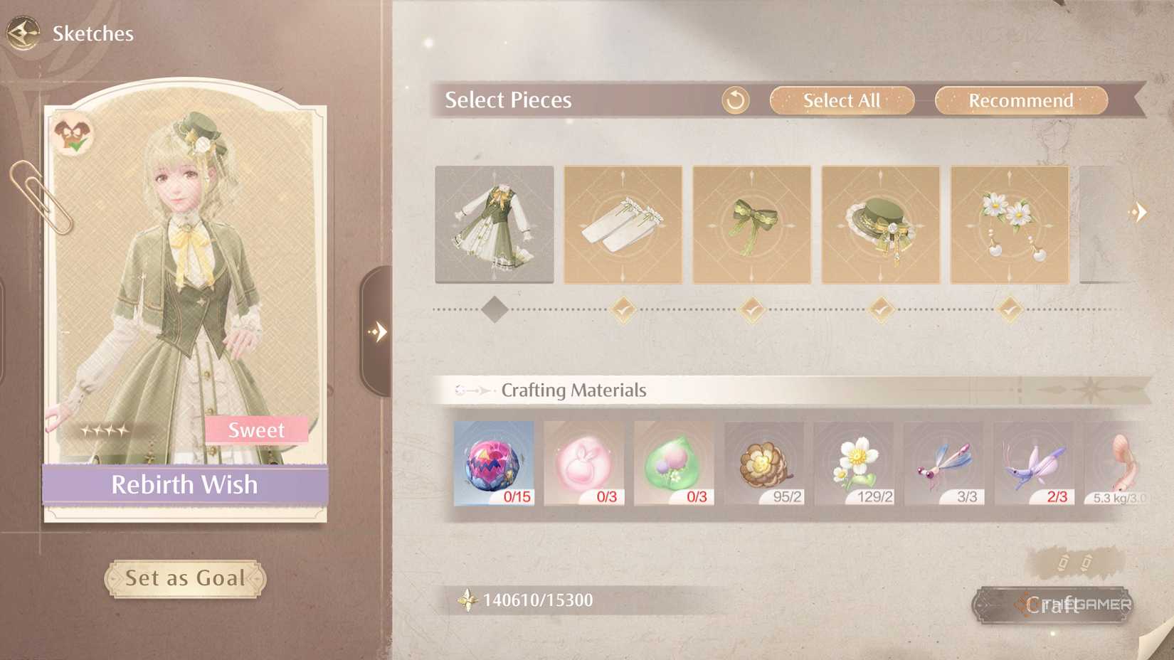 How To Get The Rebirth Wish Outfit In Infinity Nikki