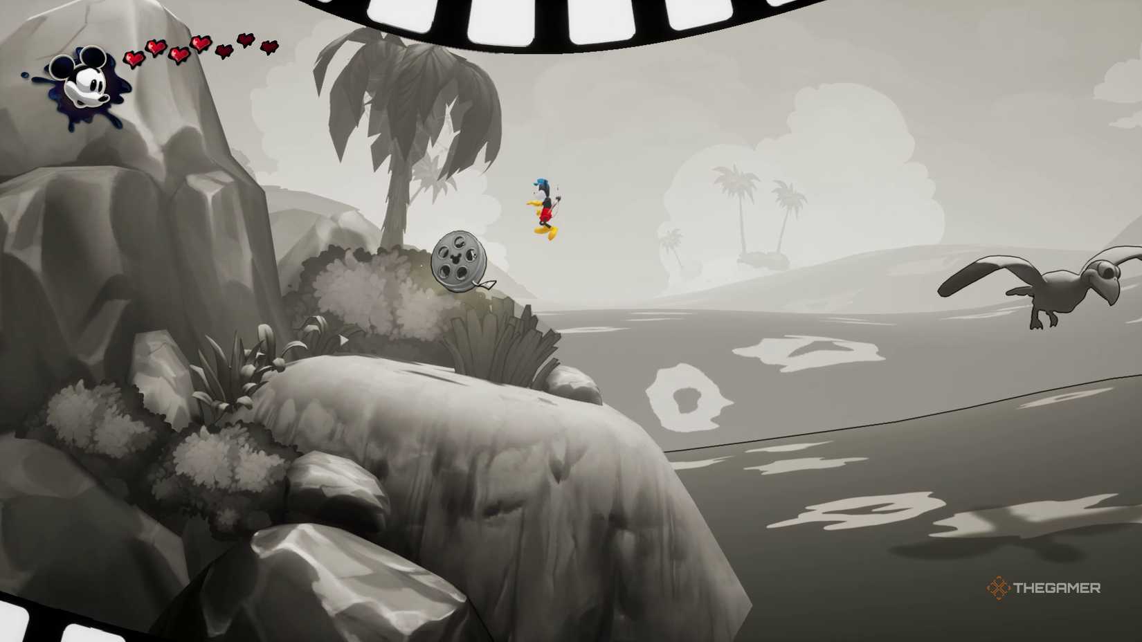 All Film Reel Locations In The Castaway Side Scrolling Level Of Disney ...