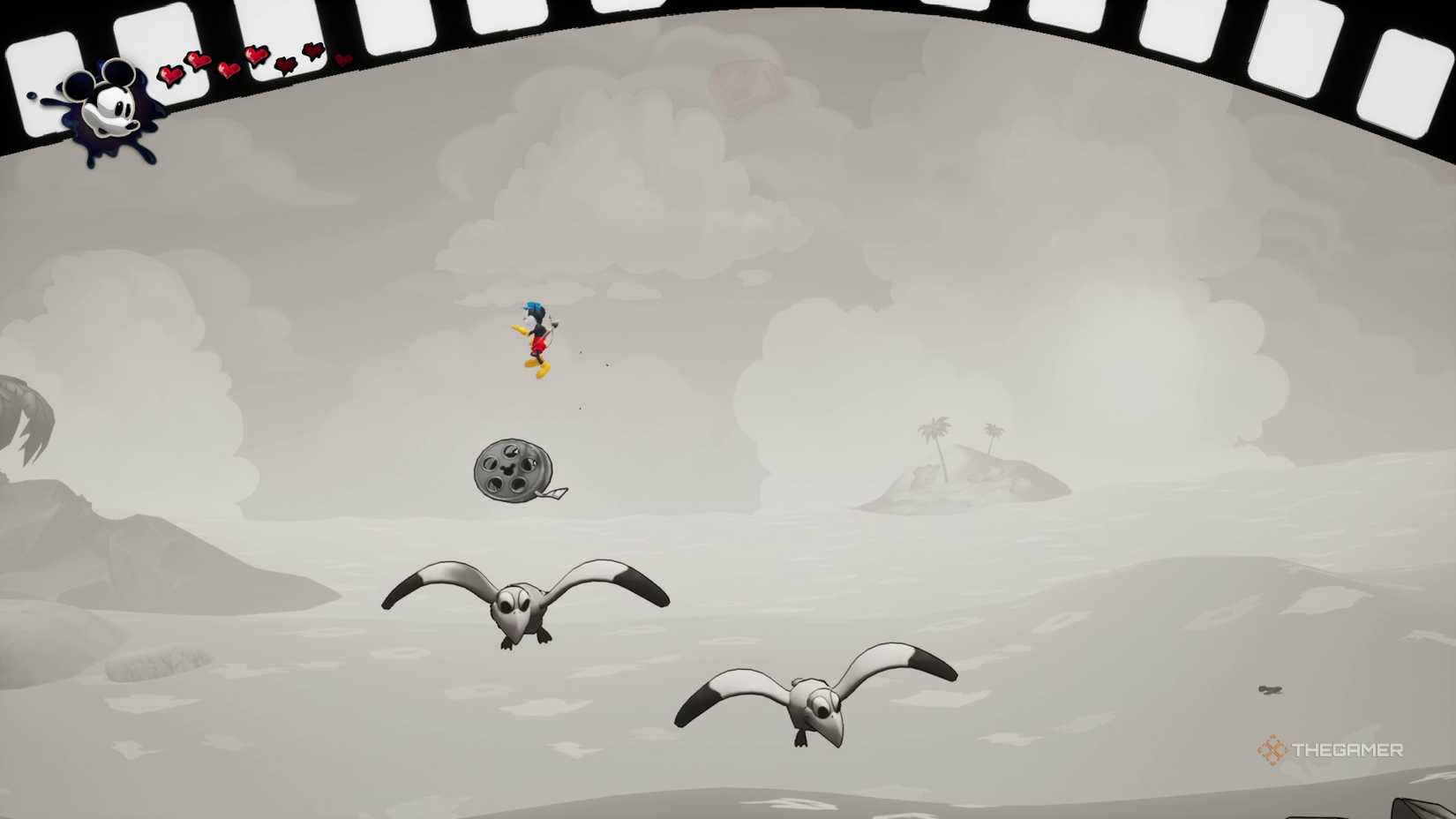 All Film Reel Locations In The Castaway Side Scrolling Level Of Disney ...