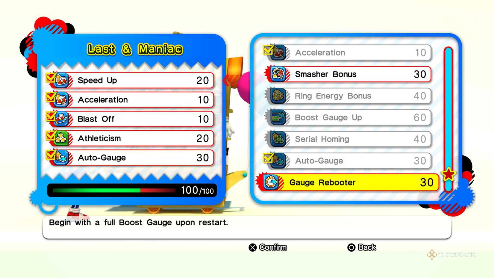 How Many Skills Are There In Sonic X Shadow Generations?