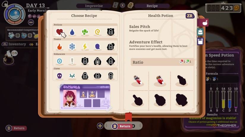 How To Beat The First Competition In Potionomics