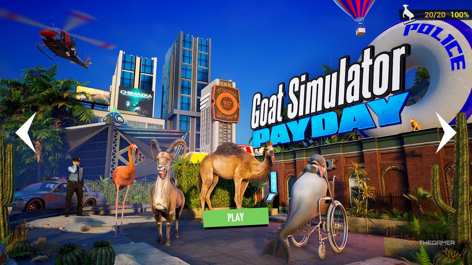 Where To Find All Trophies In The Payday Level In Goat Simulator