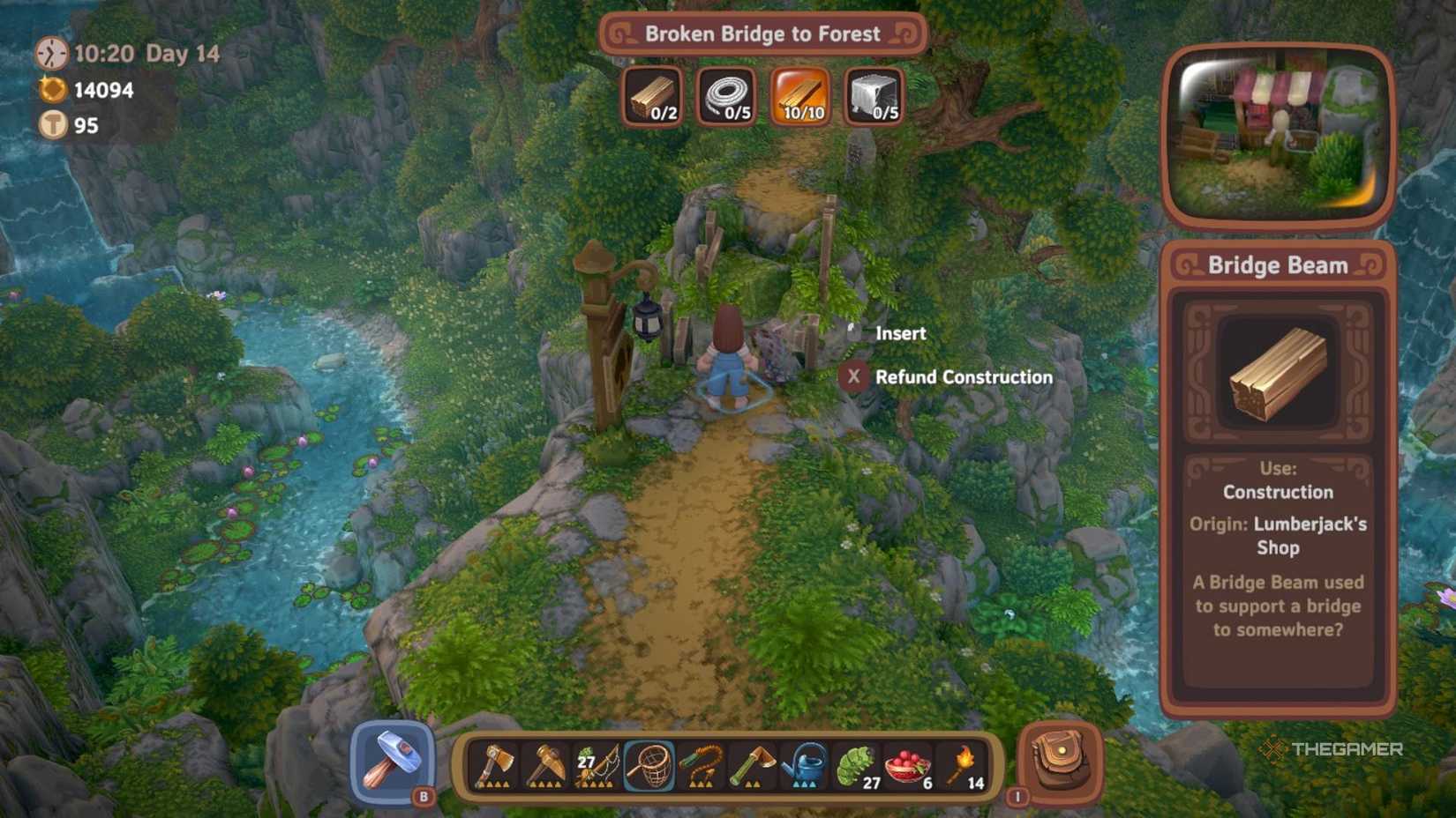 How To Repair The Bridge In Town In Luma Island