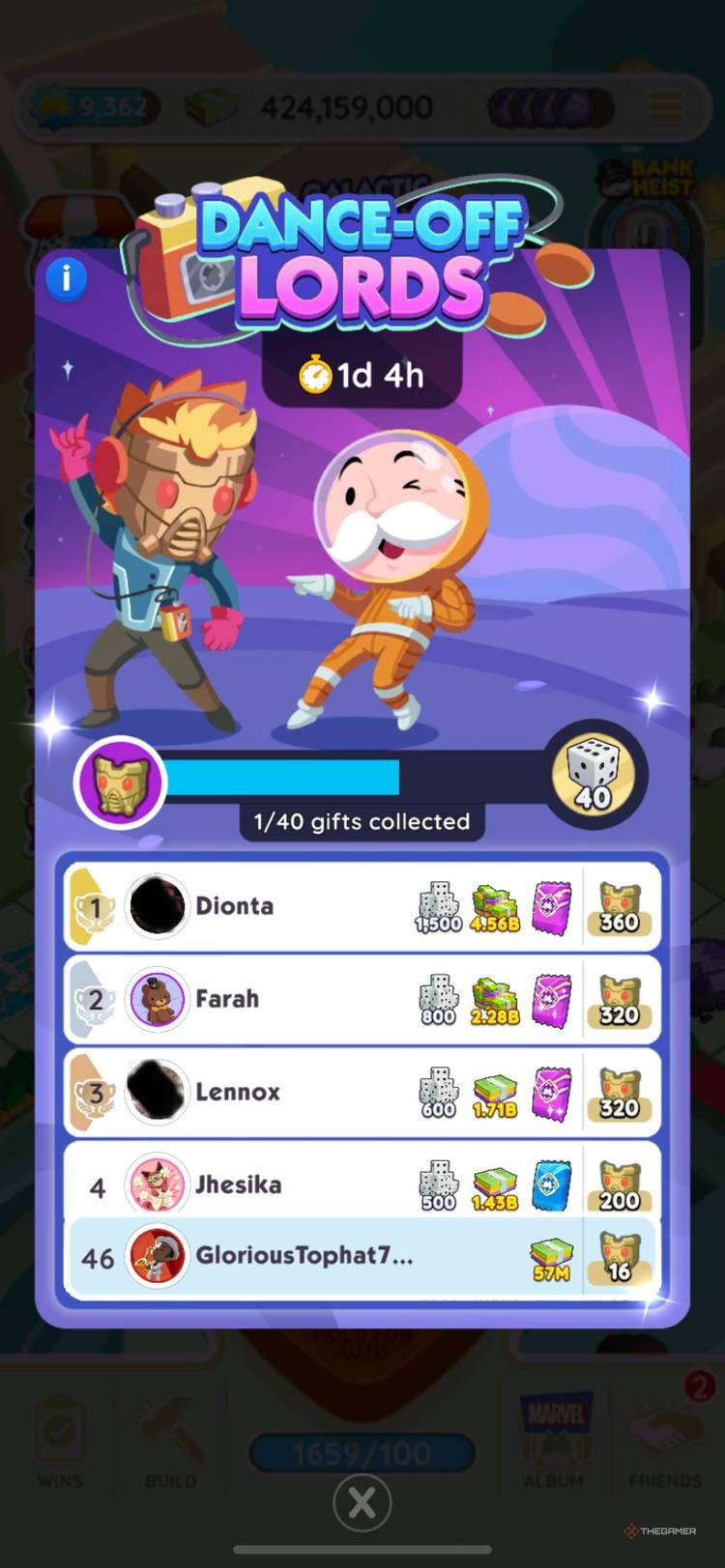 All Rewards In Dance-Off Lords (November 20-21) In Monopoly Go