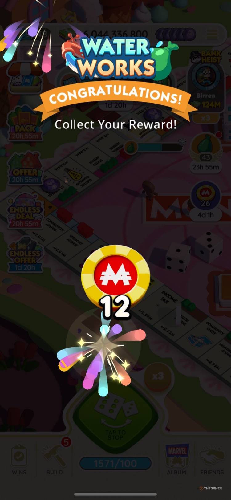 All Water Works Rewards (November 6-7) In Monopoly Go