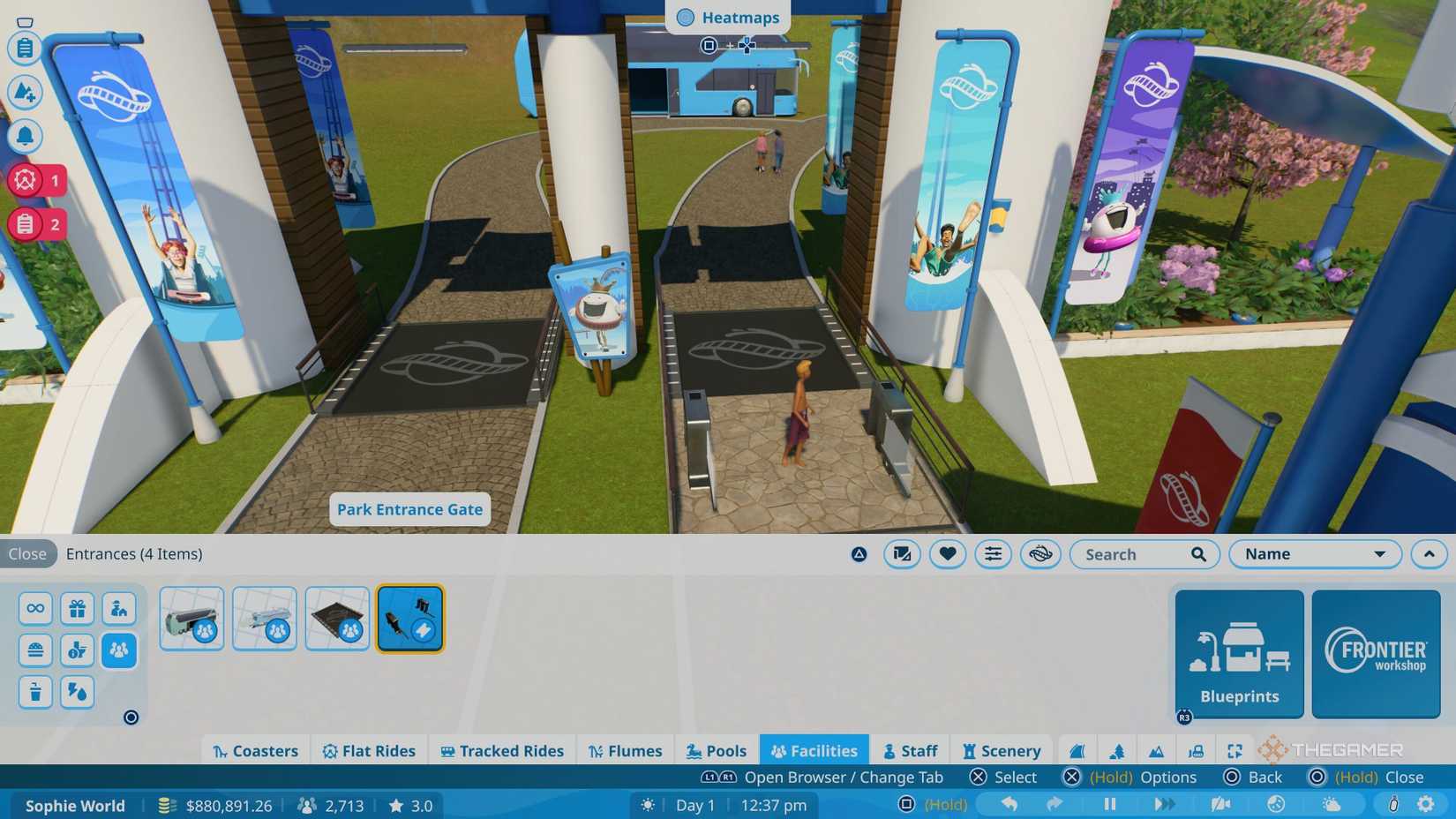 How To Build Additional Park Entrances In Planet Coaster 2
