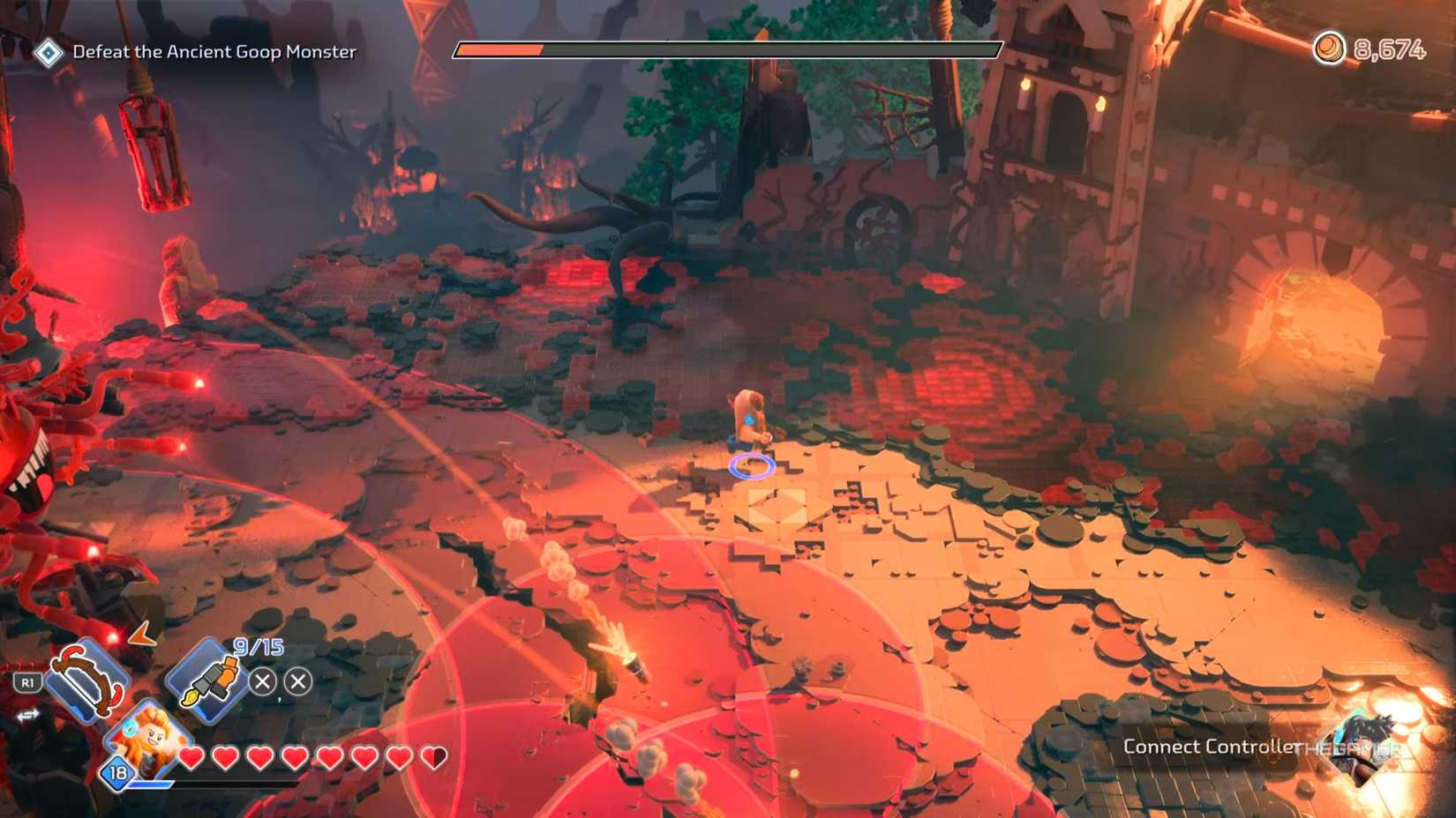 How To Beat The Ancient Goop Monster In Lego Horizon Adventures