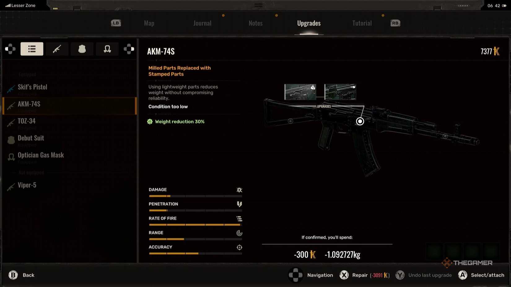 The Best Upgrades For The AKM-74S In Stalker 2: Heart Of Chornobyl