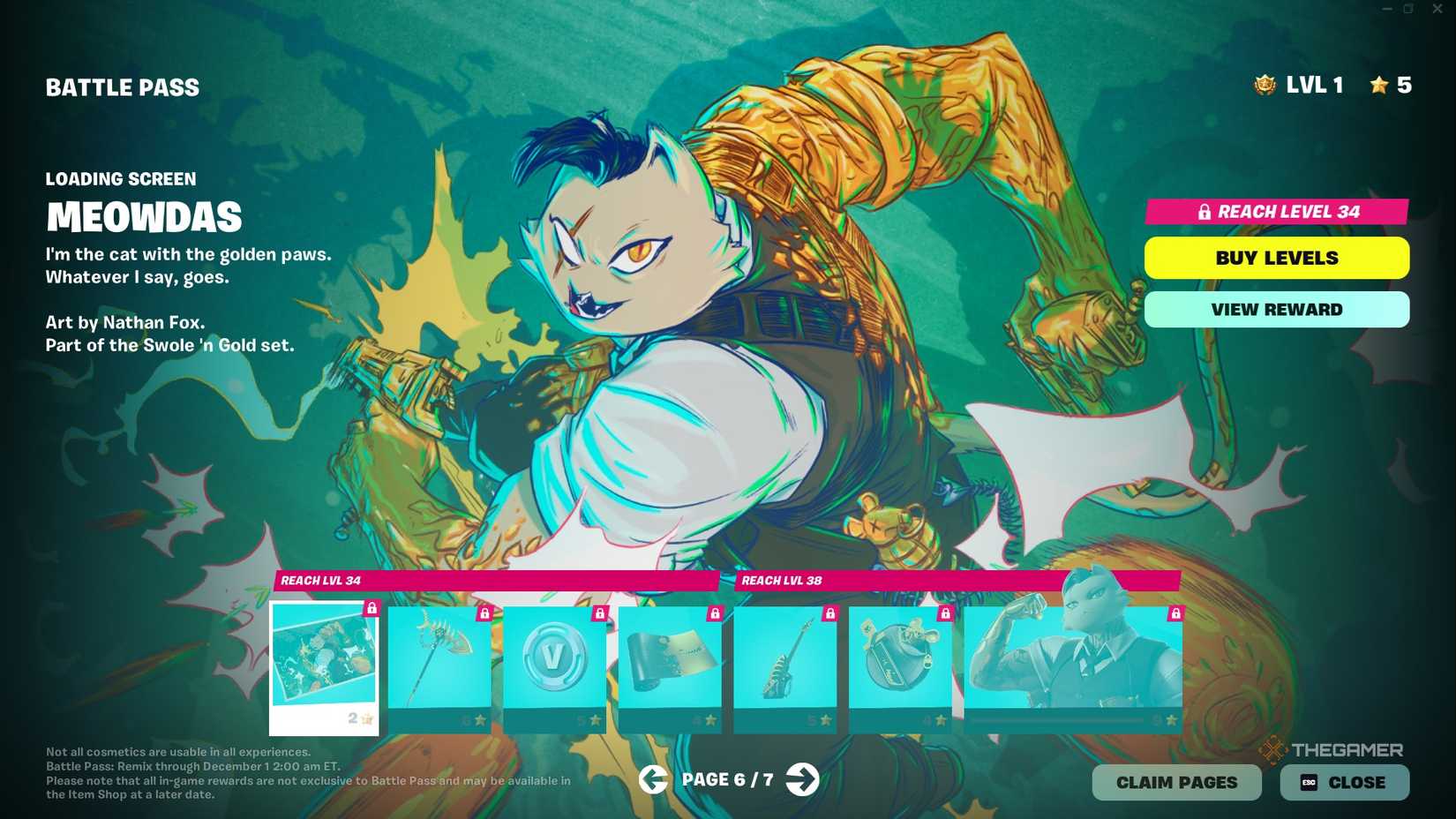 Every Battle Pass Item In Fortnite: Chapter 2 Remix