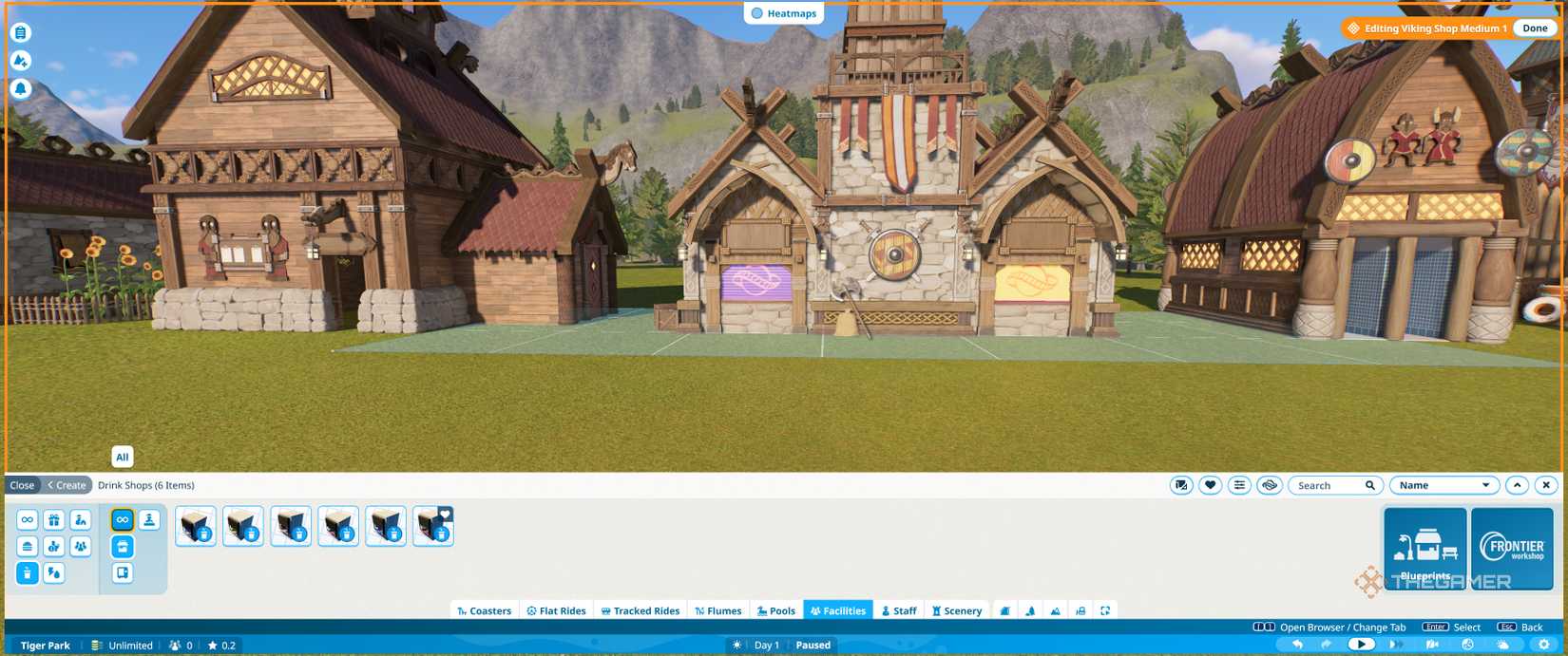 How To Build And Edit Shops And Buildings In Planet Coaster 2