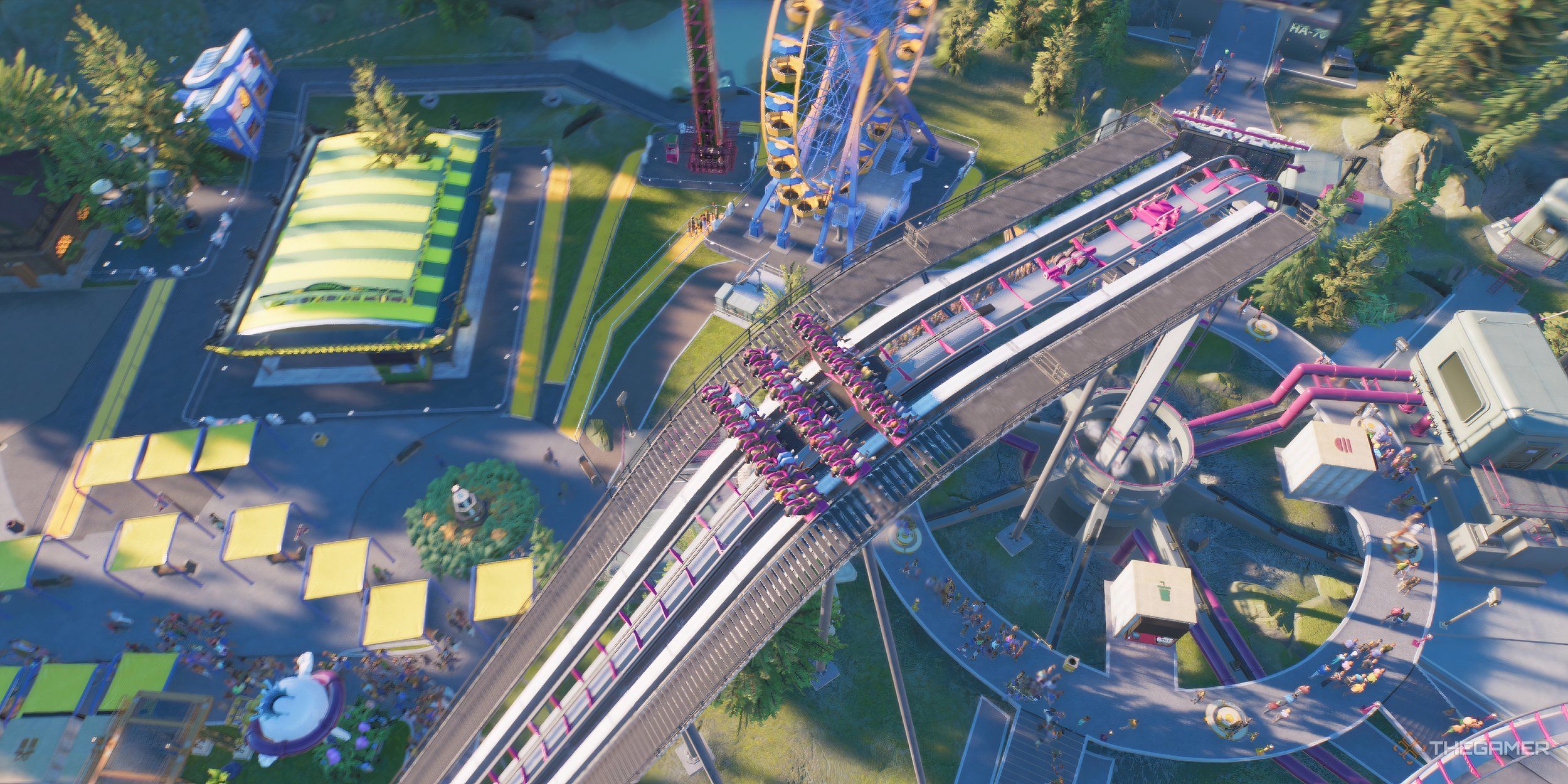 How To Connect The Water Pump And Water Filter In Planet Coaster 2