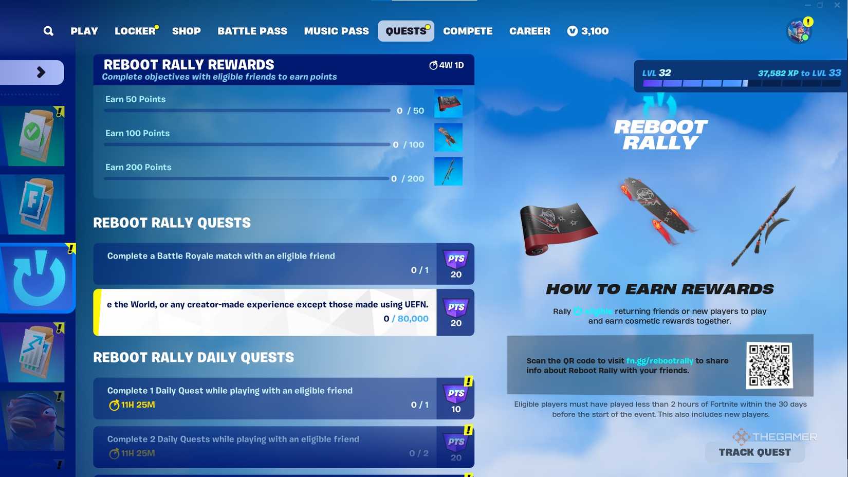 How To Get The Reboot Rally Rewards In Fortnite: Chapter 2 Remix