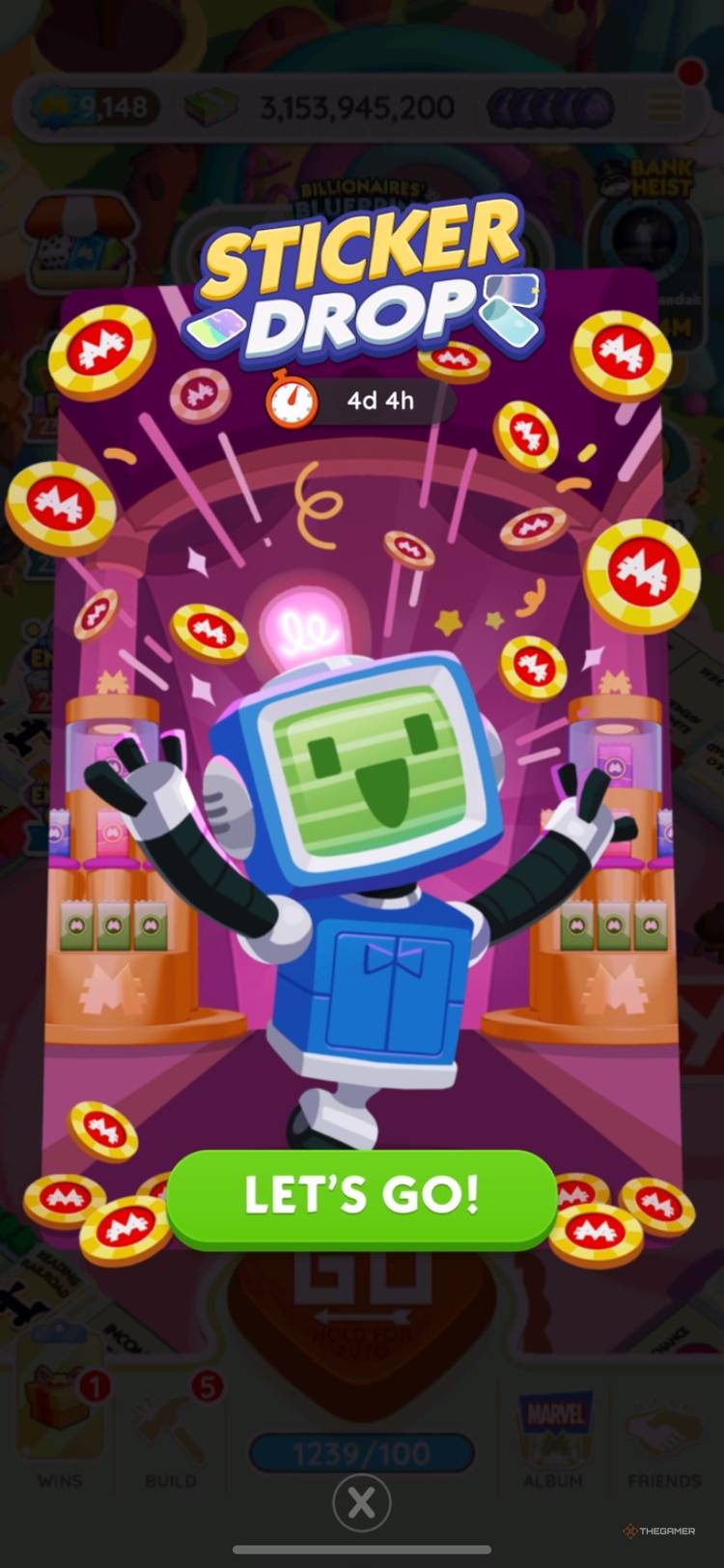 All Rewards From The Peg-E Prize Drop (November 6-10) In Monopoly Go