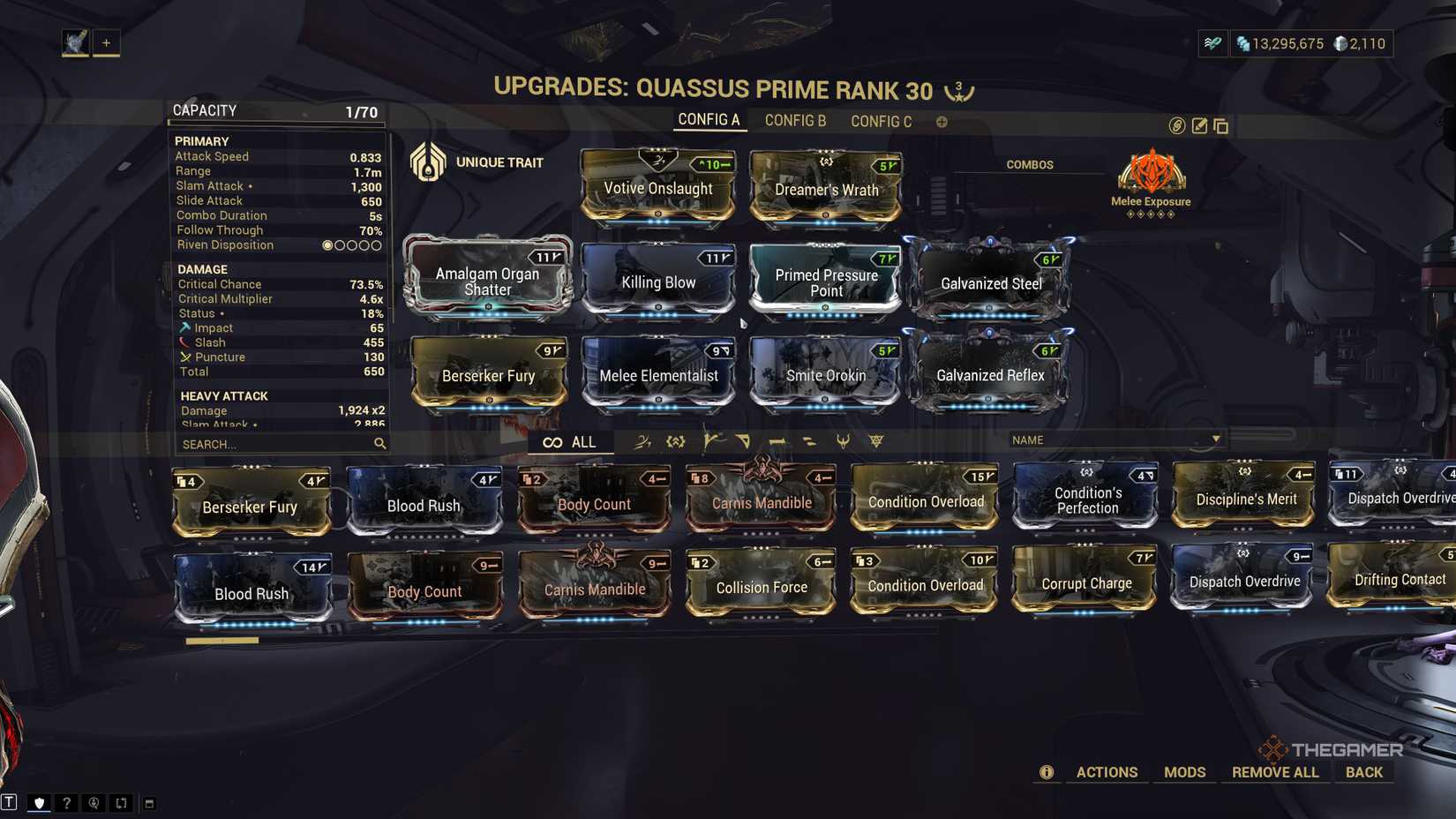 Best Quassus Prime Builds In Warframe