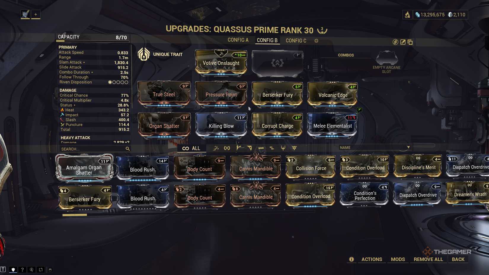 Best Quassus Prime Builds In Warframe