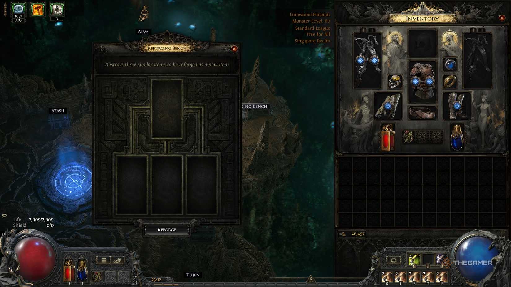 How To Reroll Items And Gear In Path Of Exile 2 Using The Reforging Bench
