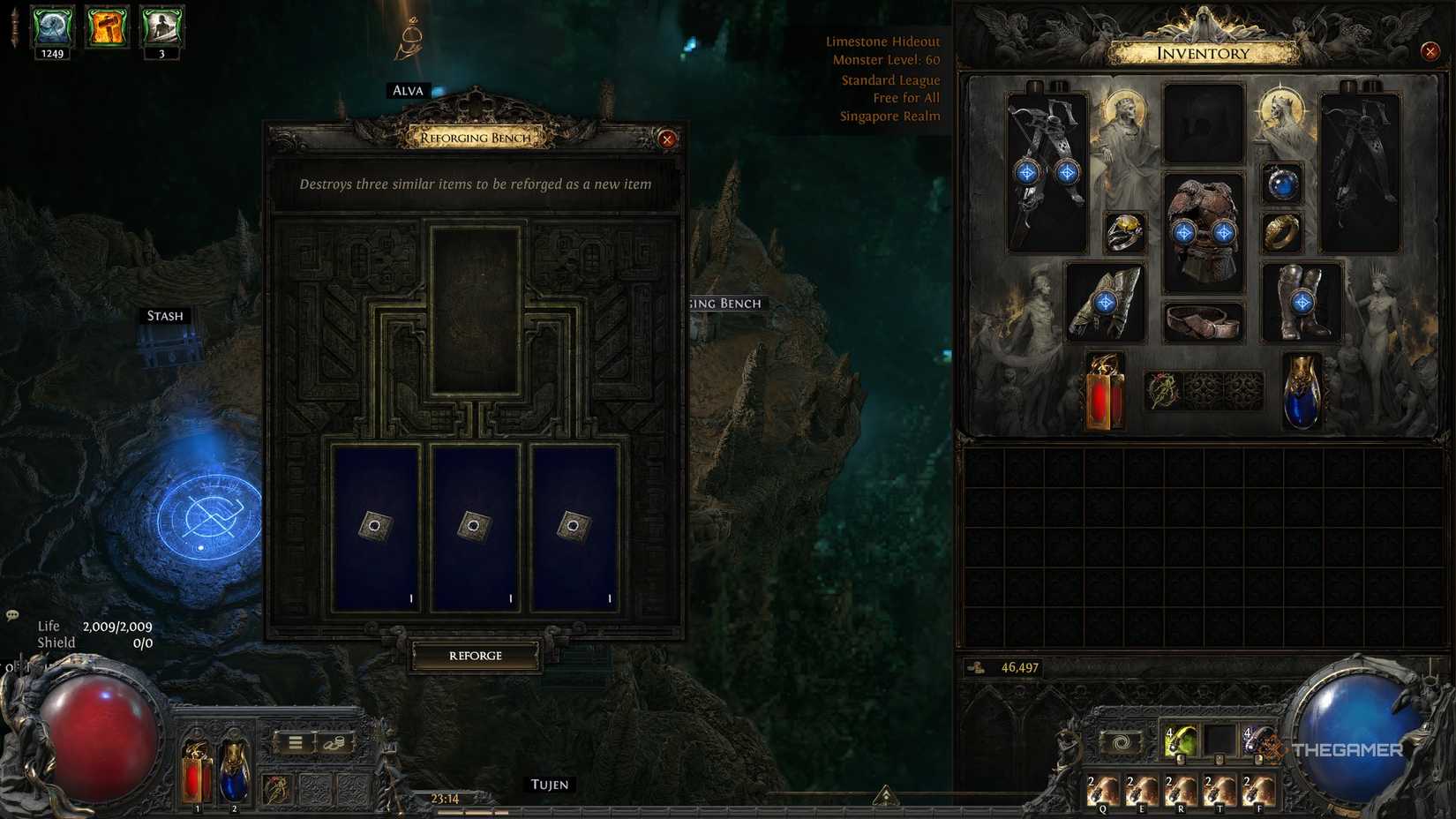 How To Reroll Items And Gear In Path Of Exile 2 Using The Reforging Bench