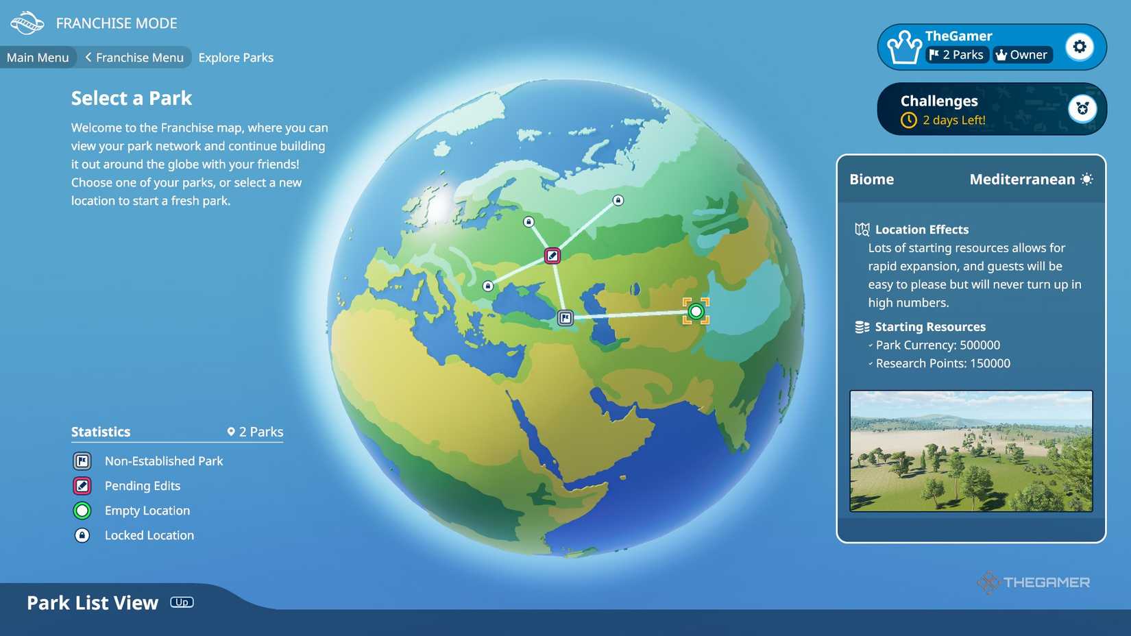 globe explorer planet coaster