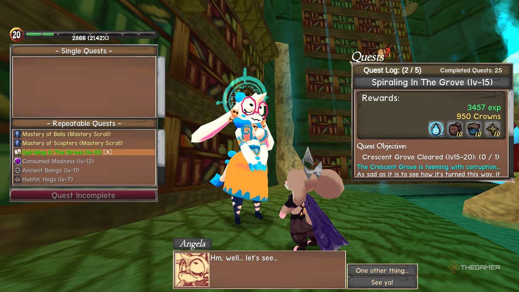 How To Complete Crescent Grove In Atlyss