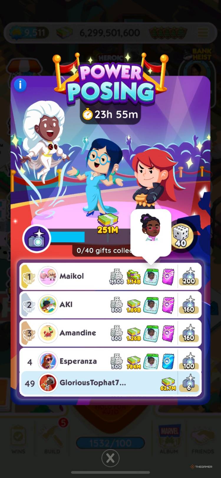 All Rewards In Power Posing (December 2-3) In Monopoly Go