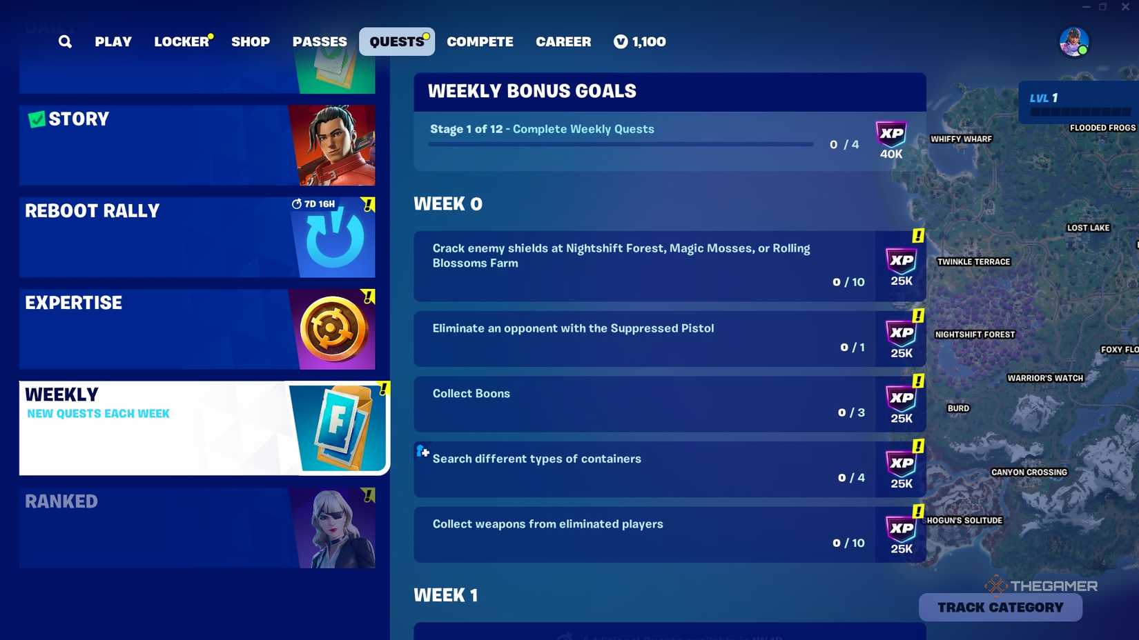 How To Complete The Weekly Quests In Fortnite: Chapter 6, Season 1