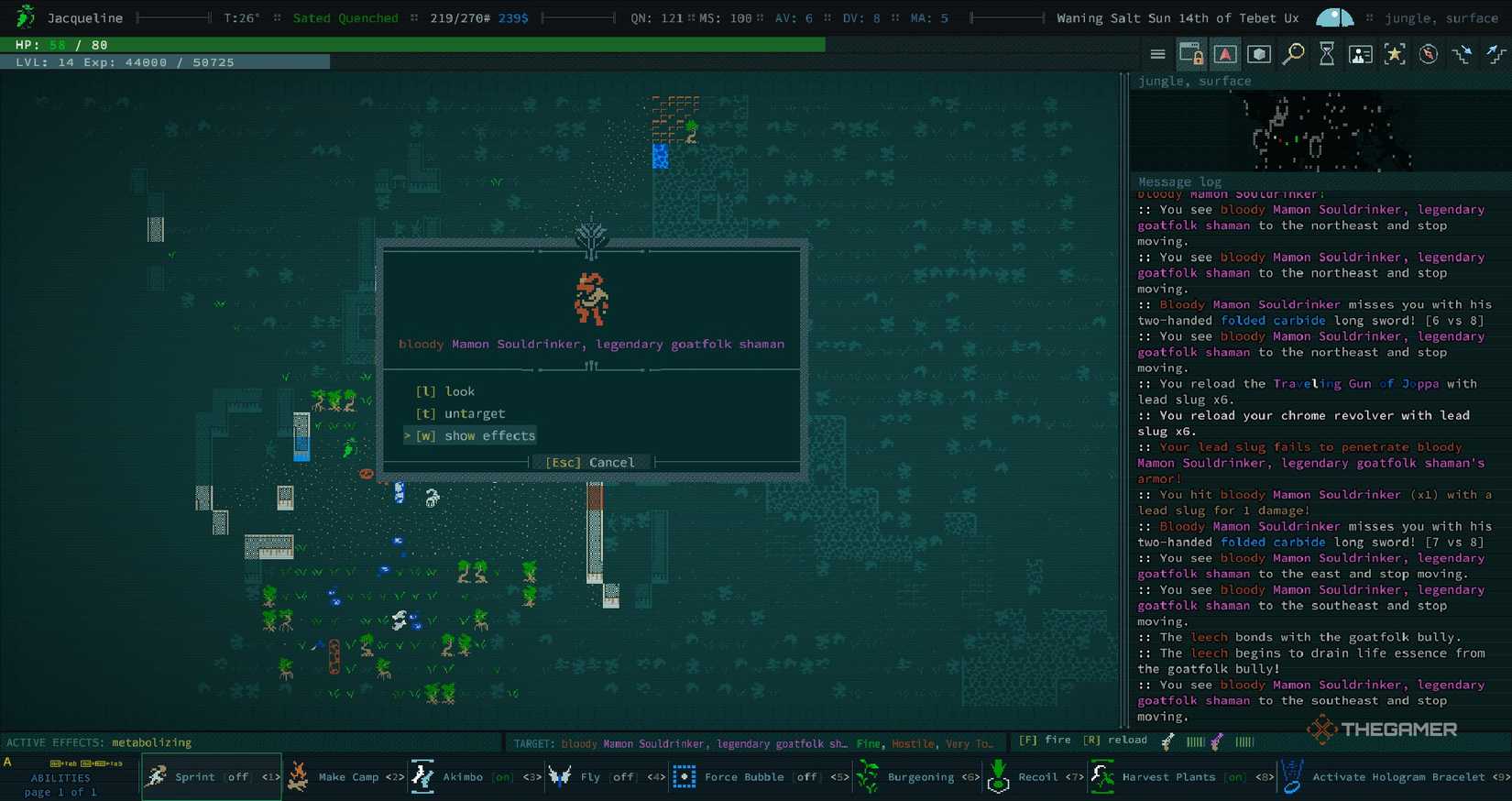 How To Find Mamon Souldrinker In Caves Of Qud