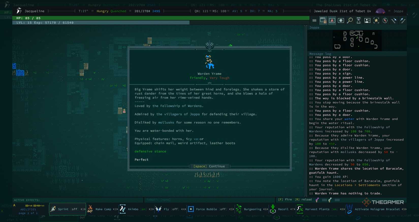 What Is The Water Ritual In Caves Of Qud?