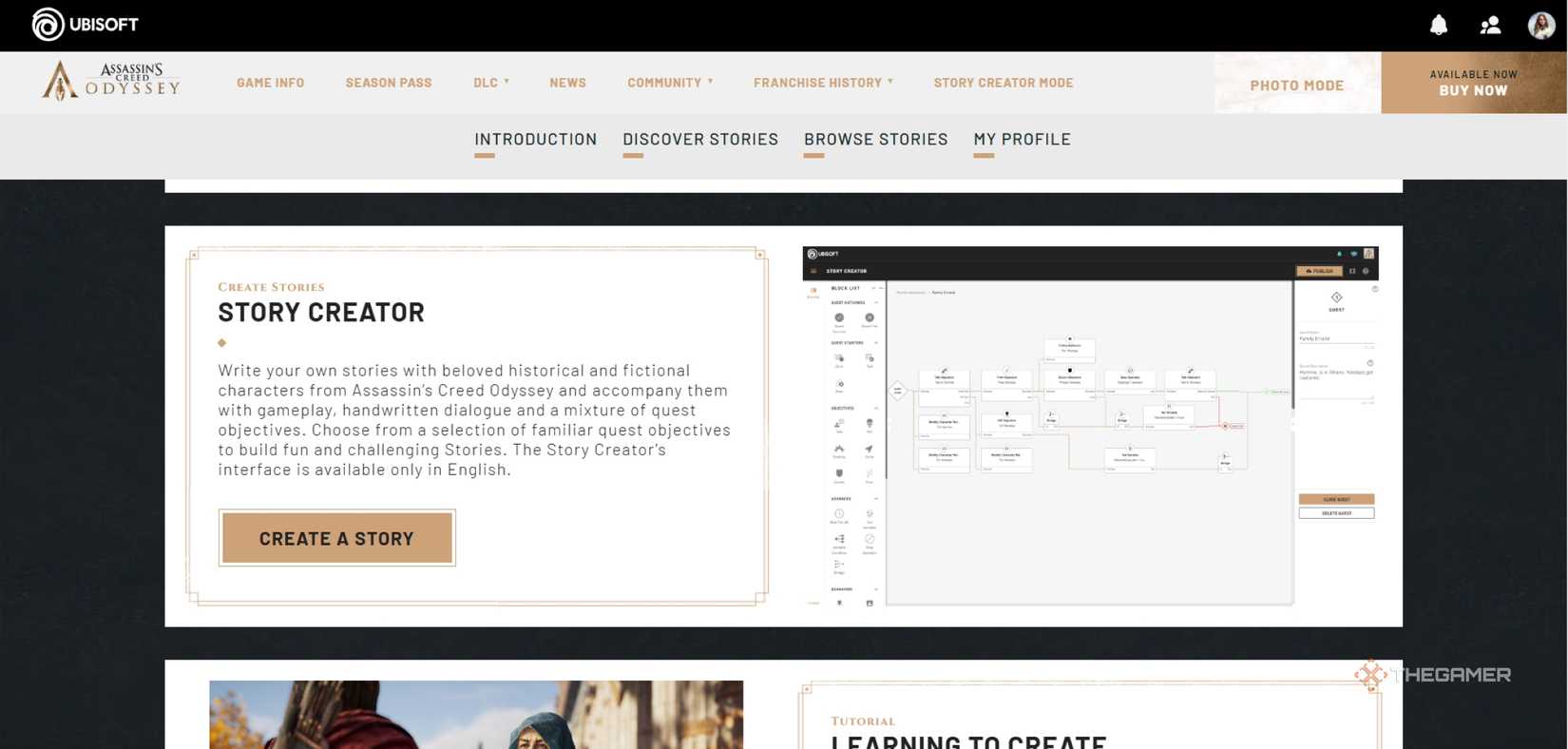 How To Play The Story Creator Mode In Assassin's Creed Odyssey