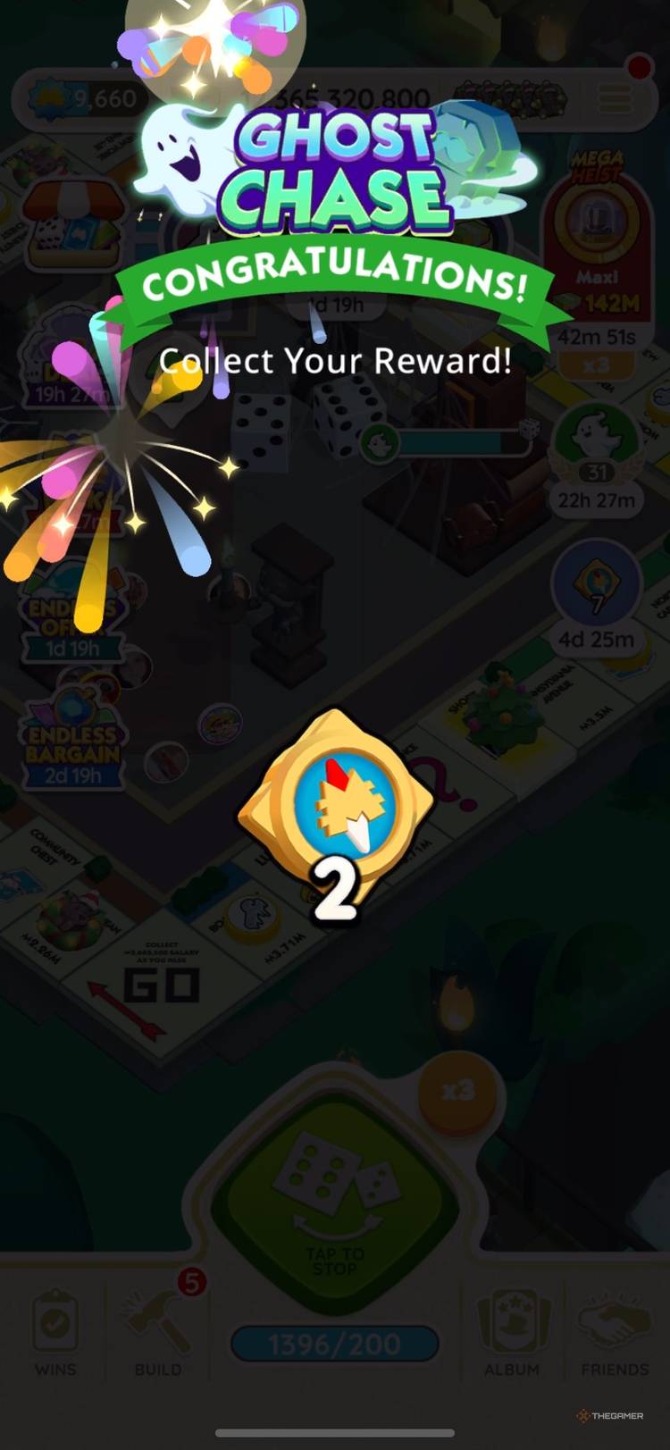 All Rewards In Ghost Chase (December 13-14) In Monopoly Go