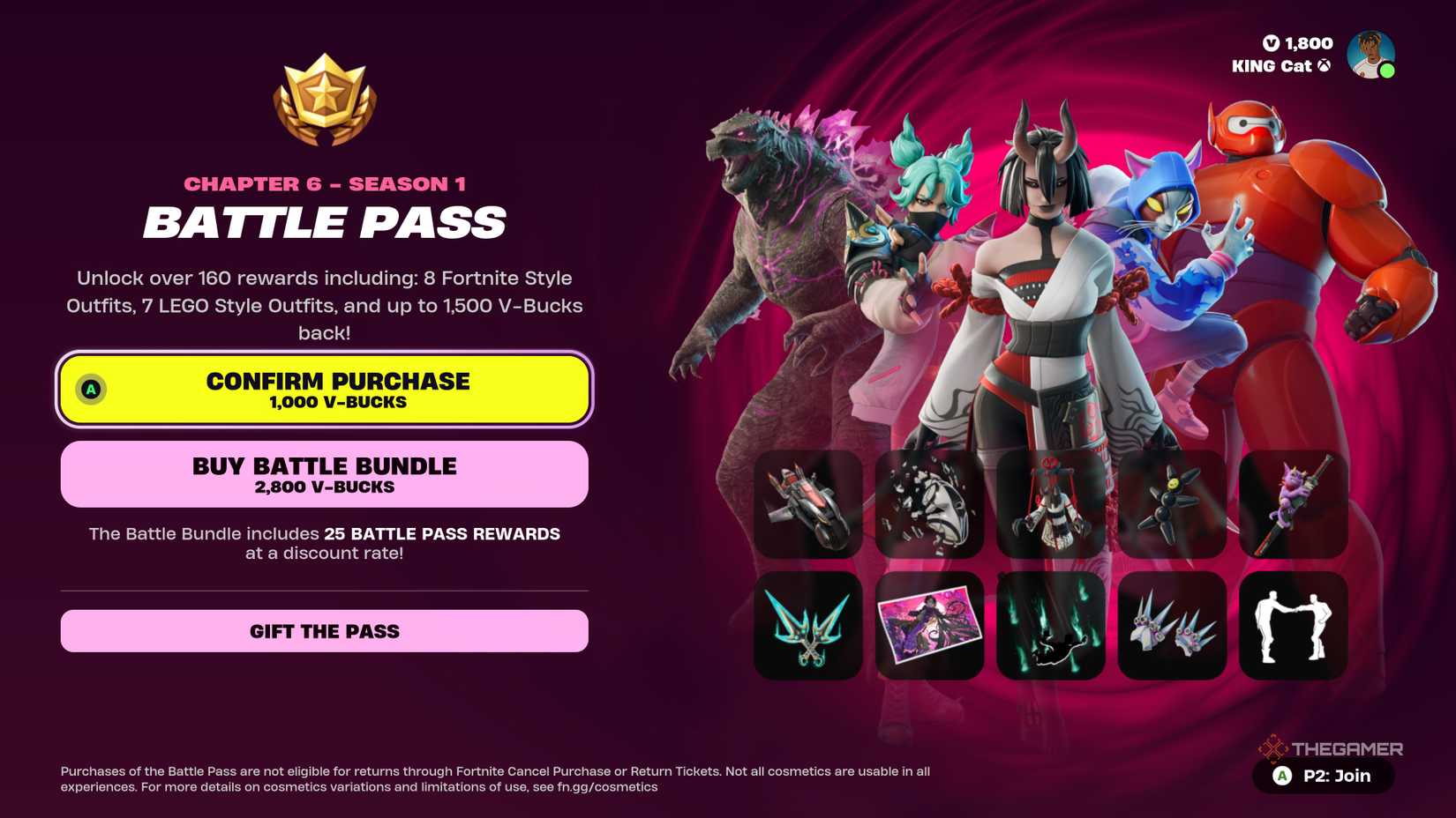 Every Battle Pass Item Reward In Fortnite: Chapter 6, Season 1