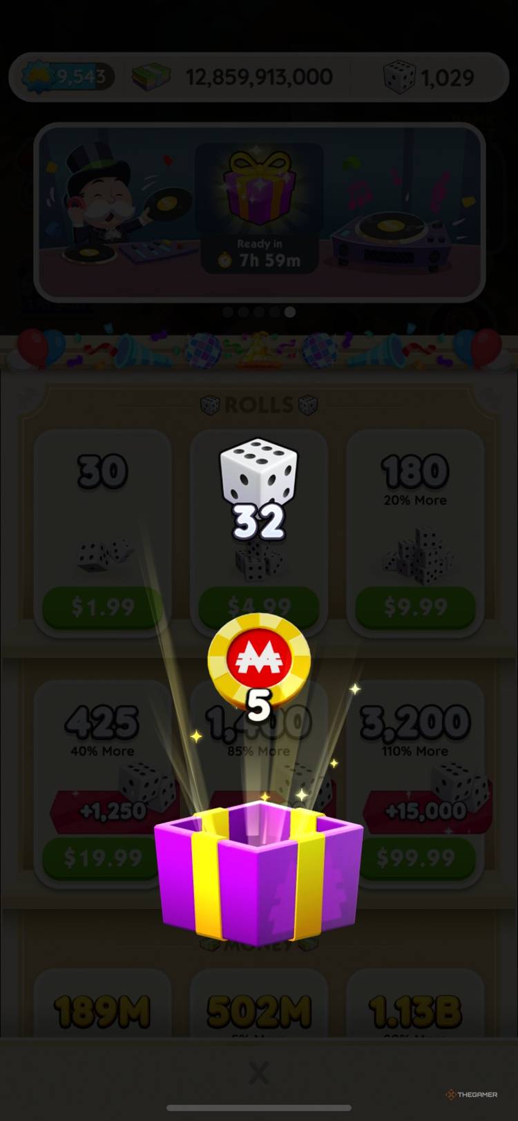 All Rewards In The Peg-E Sticker Drop Event (December 3-5) In Monopoly Go