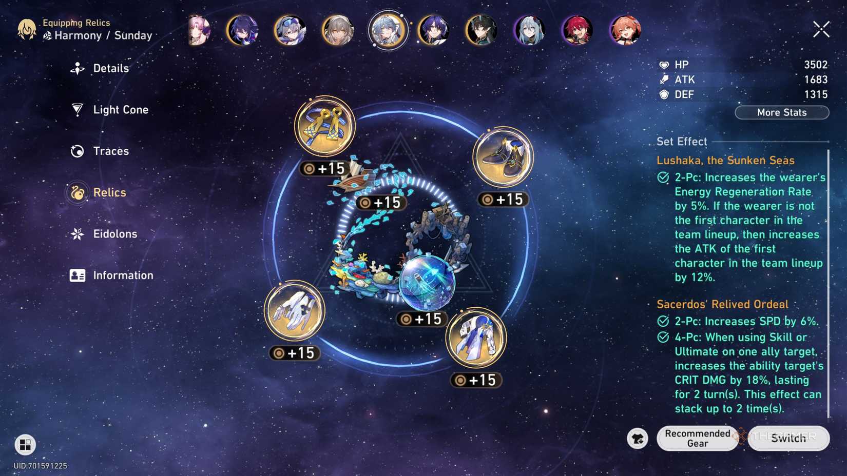 The Best Sunday Build And Play Guide In Honkai: Star Rail