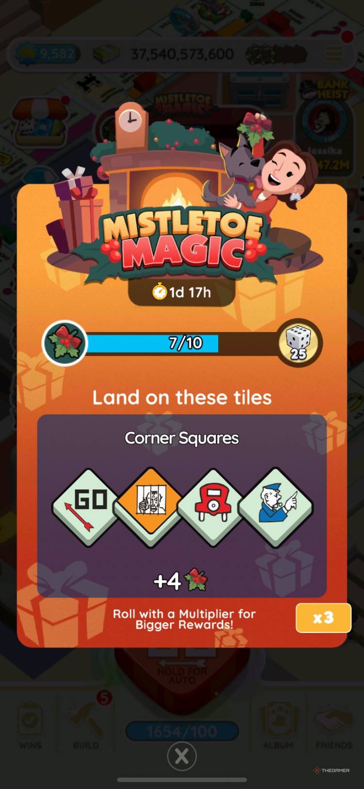 All Rewards In Mistletoe Magic (December 9-11) In Monopoly Go
